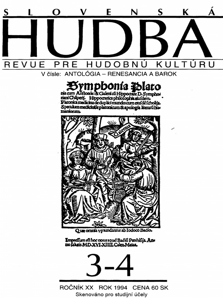 1-Revue Slovenska Hudba 3-4 - 1994 Needit | PDF