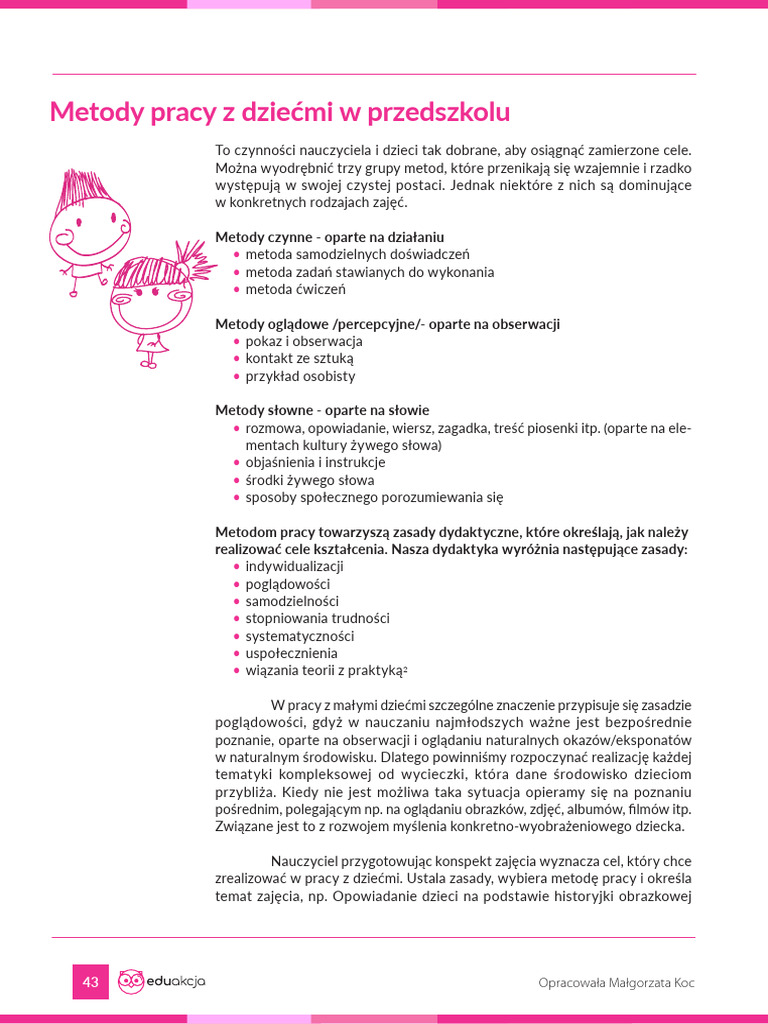 ABC Nauczyciela Metody Organizacja I Formy Planowanie Dokumentacja | PDF