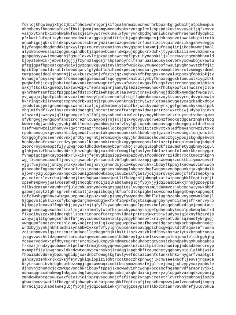 Random Text Analysis | PDF