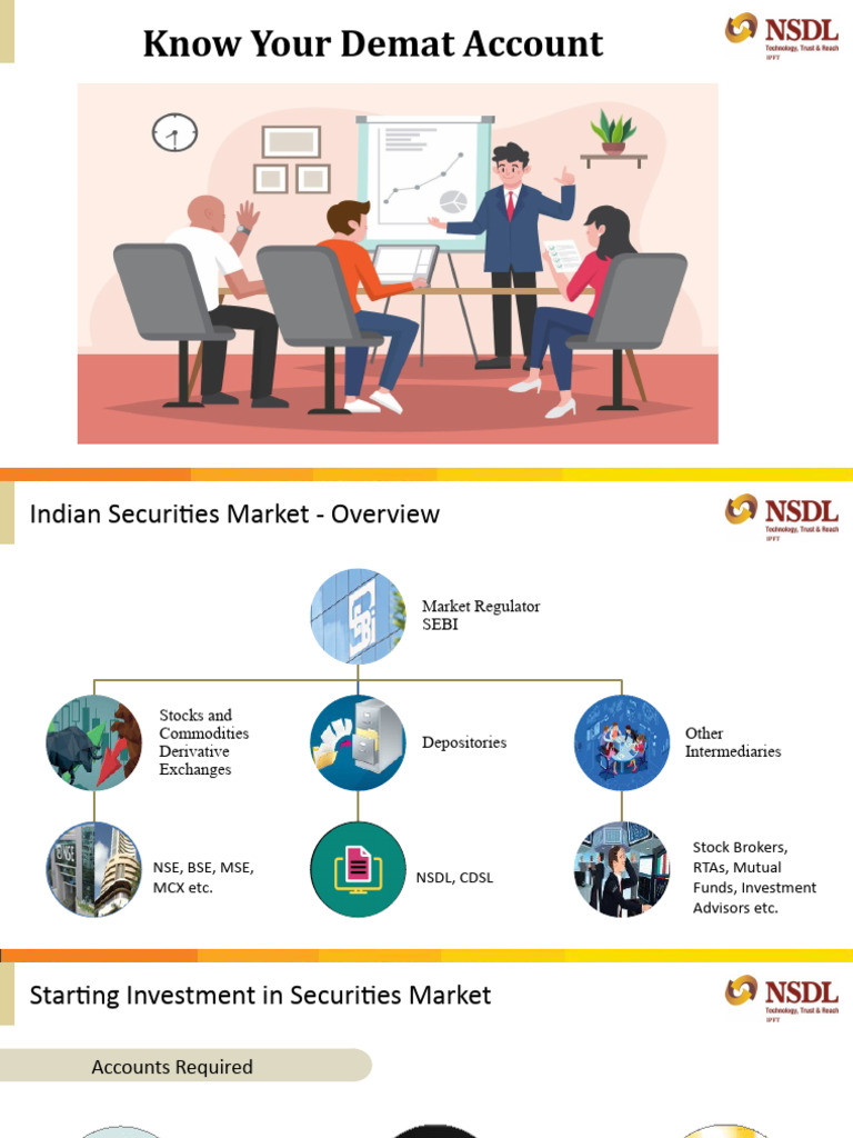 Presentation For Demat Account Onboard | PDF | Money Laundering | Securities (Finance)