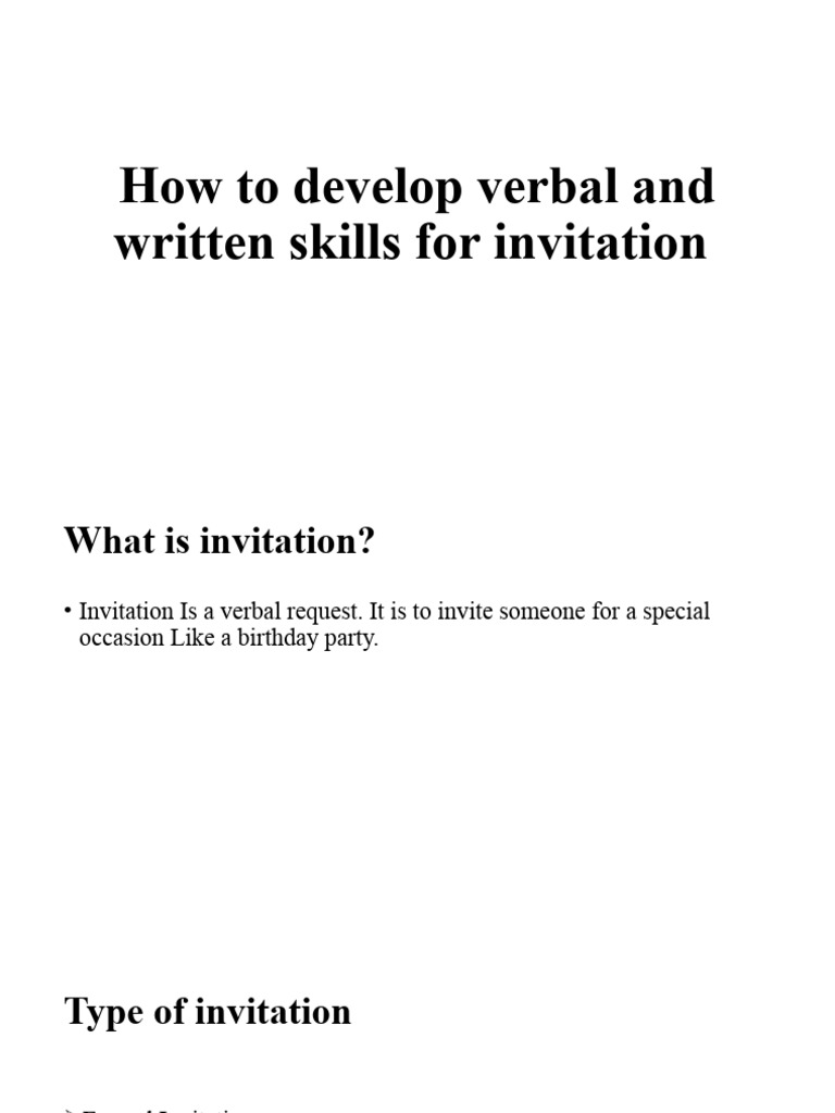 How To Develop Verbal and Written Skills For | PDF | Career & Growth