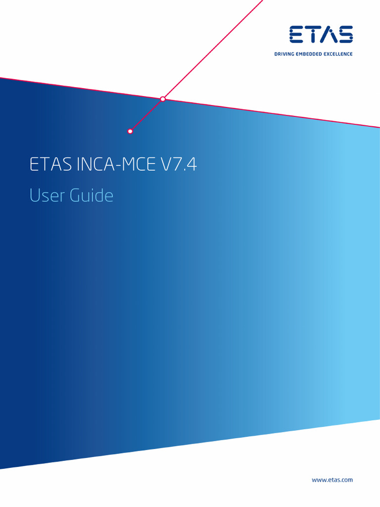 Etas Inca Mce v7.4 User Guide r02 en 202212 | PDF | Installation ...