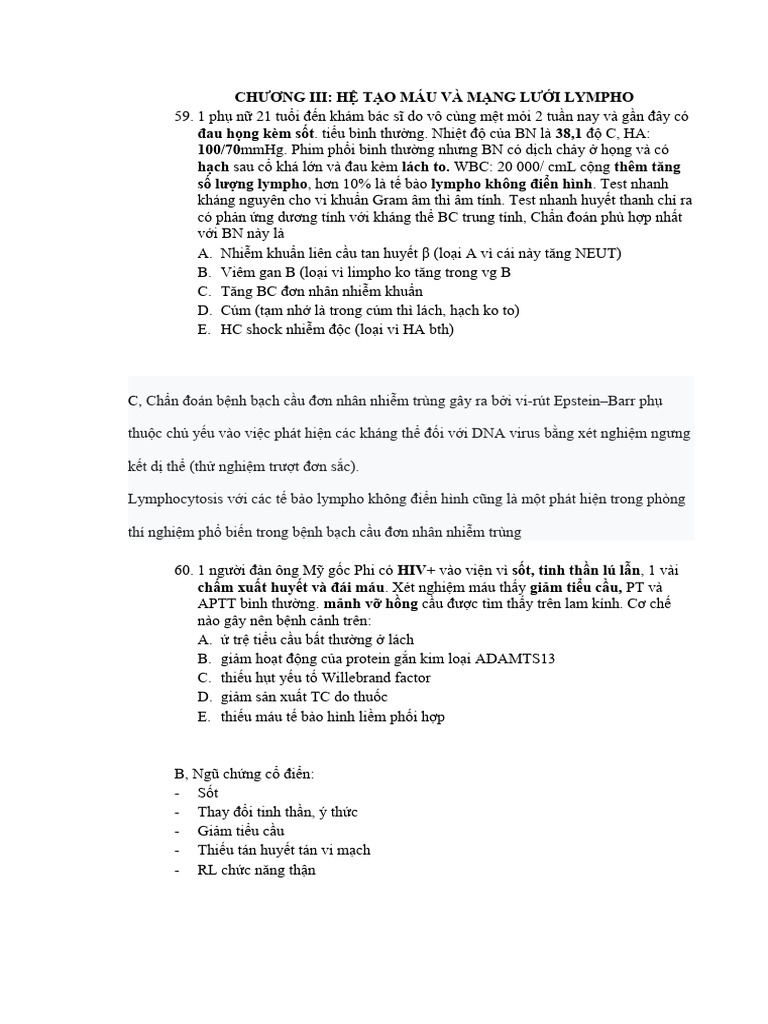 PR Test Phisiologie | PDF