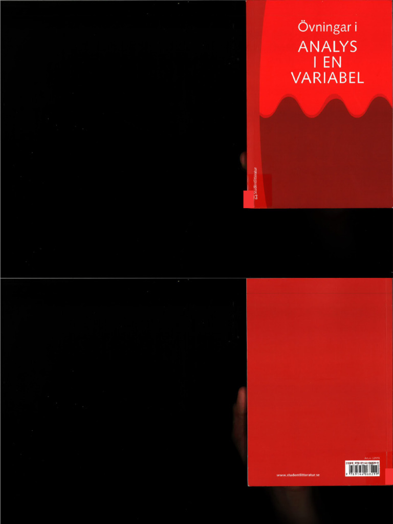 Ovningar I Analys I en Variabel. | PDF
