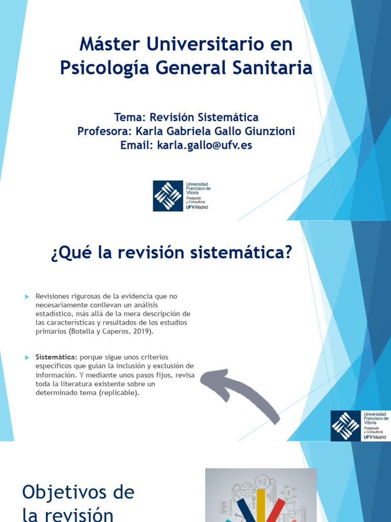 Revisión Sistemática en Psicología | PDF | Metaanálisis | Medicina CLINICA