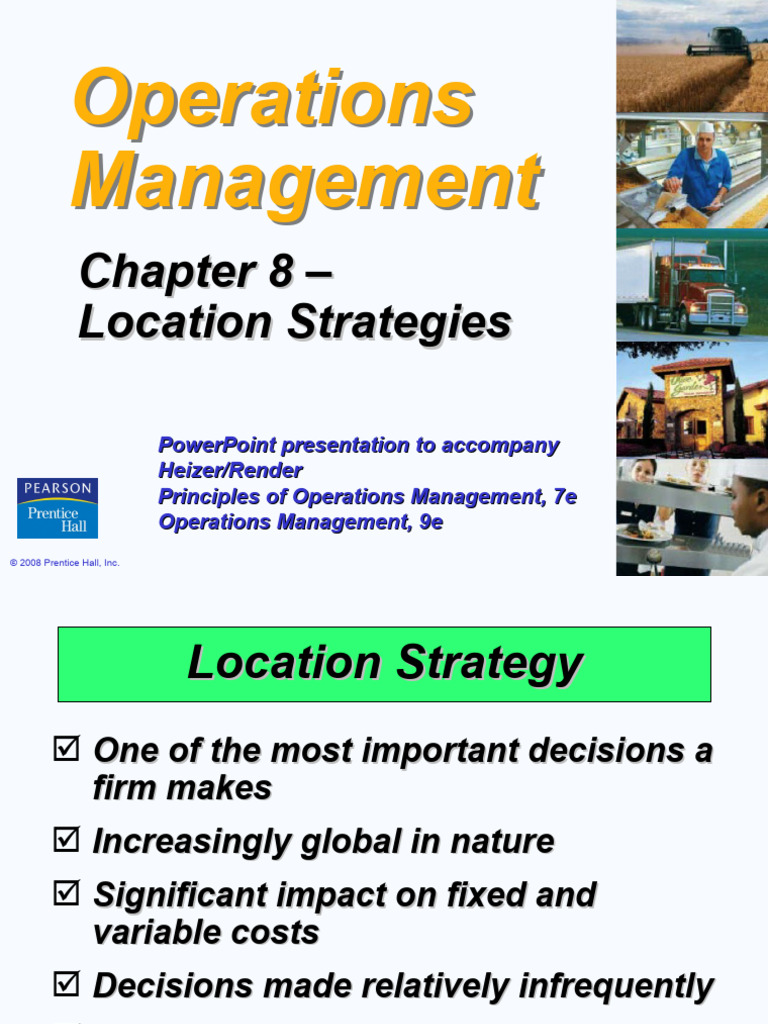 Location Strategies in Operations Management | PDF | Labour Economics ...