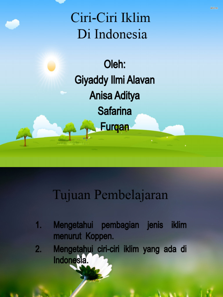 Ciri Ciri Iklim | PDF