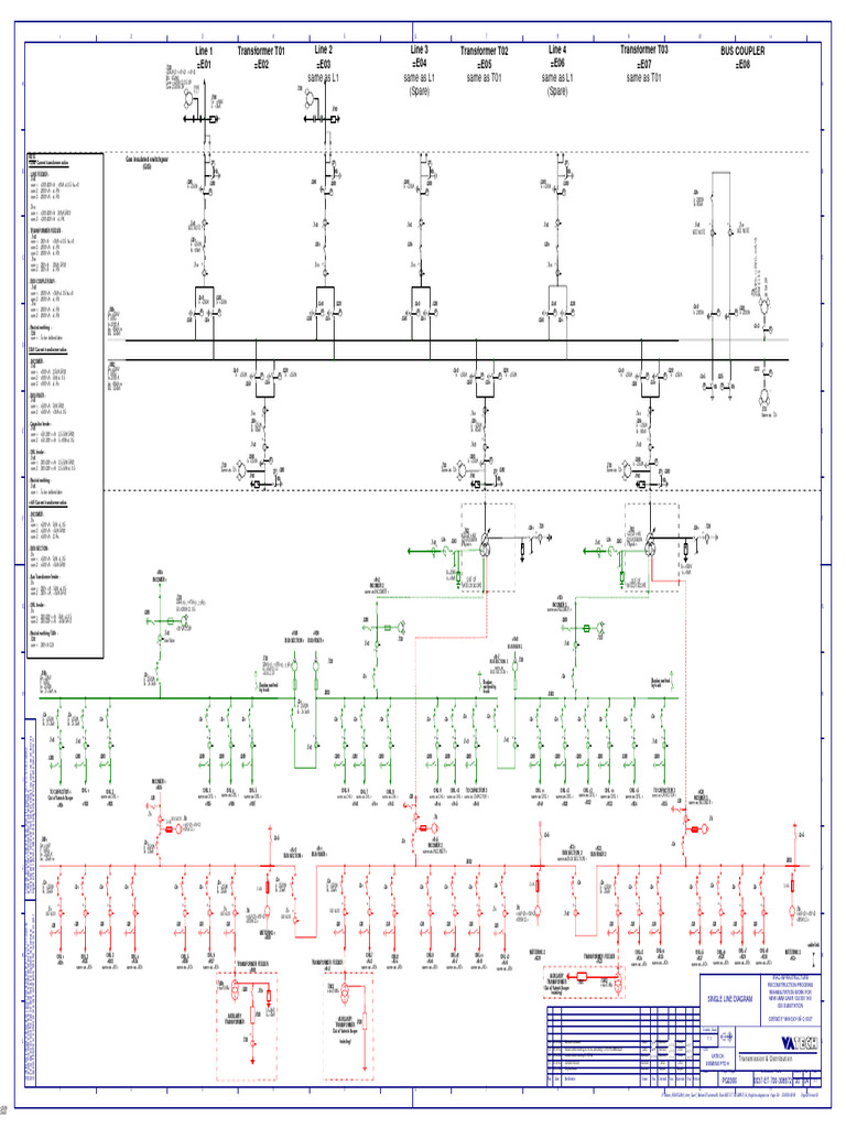 Single Line Diagram | PDF | Equipment | Manufactured Goods