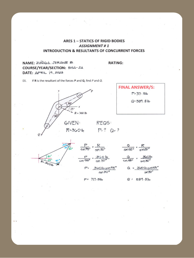 BSA 2A Zuniga Jerame - Assignment 1 | PDF