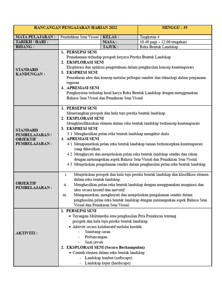 Tugasan 2 - RPH & Justifikasi | PDF