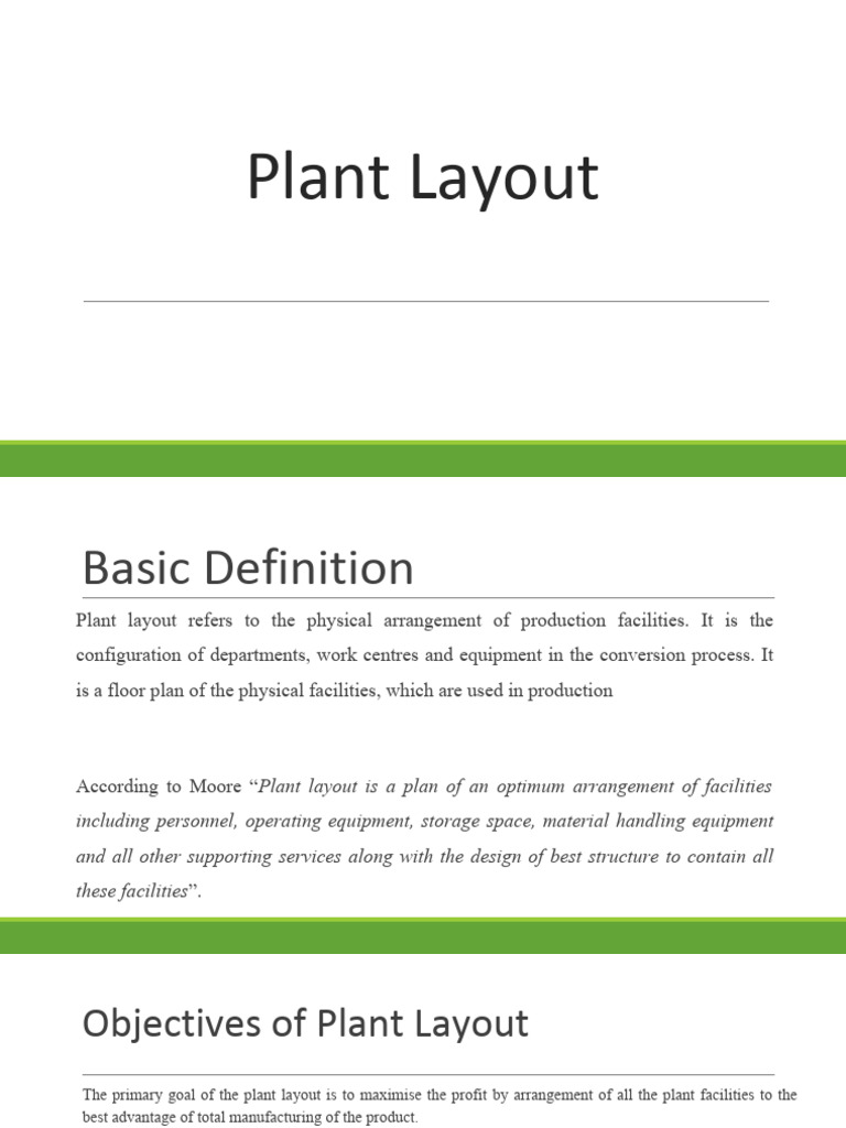 Plant Layout | PDF | Warehouse | Inventory