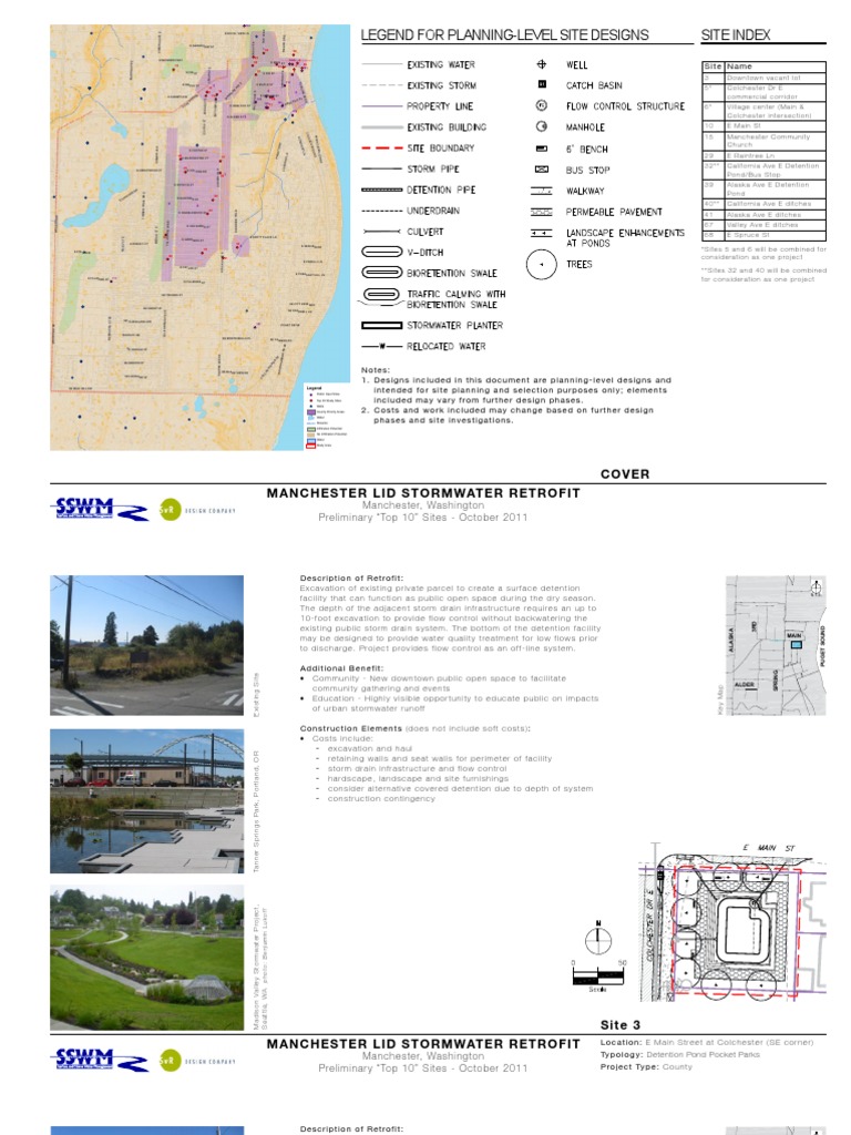 Manchester Stormwater Sites | PDF
