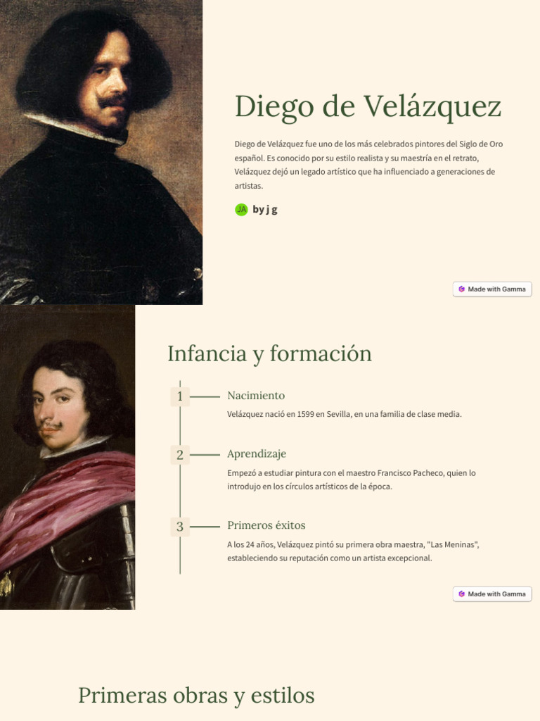 L8-2 Diego de Velazquez | PDF | Pintura de retrato | Artes plásticas