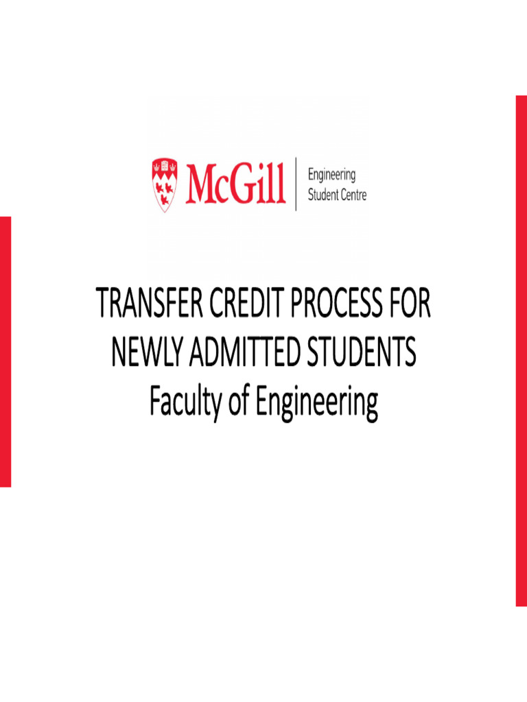 Instructional Newly Admitted Transfer Credit Process and Guide ...