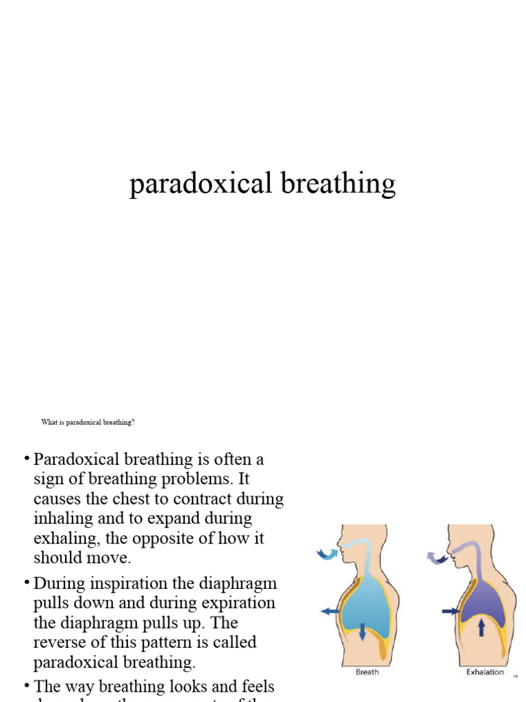 Paradoxical Breathing | PDF | Breathing | Apnea