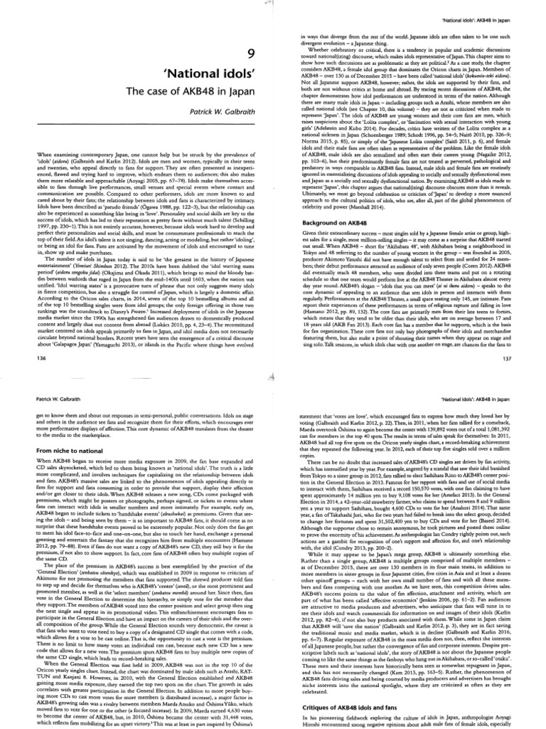 National Idols The Case of AKB48 in Jap | PDF