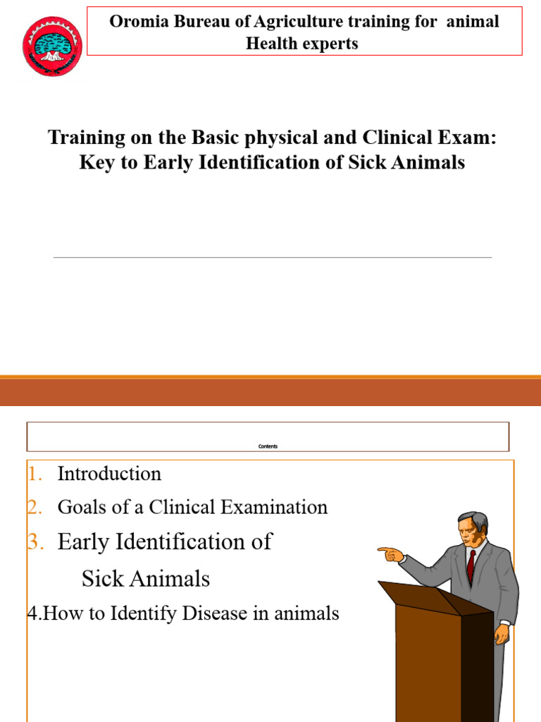 Clinical Diagnosis of Sick Animal | PDF | Respiratory System | Medical ...