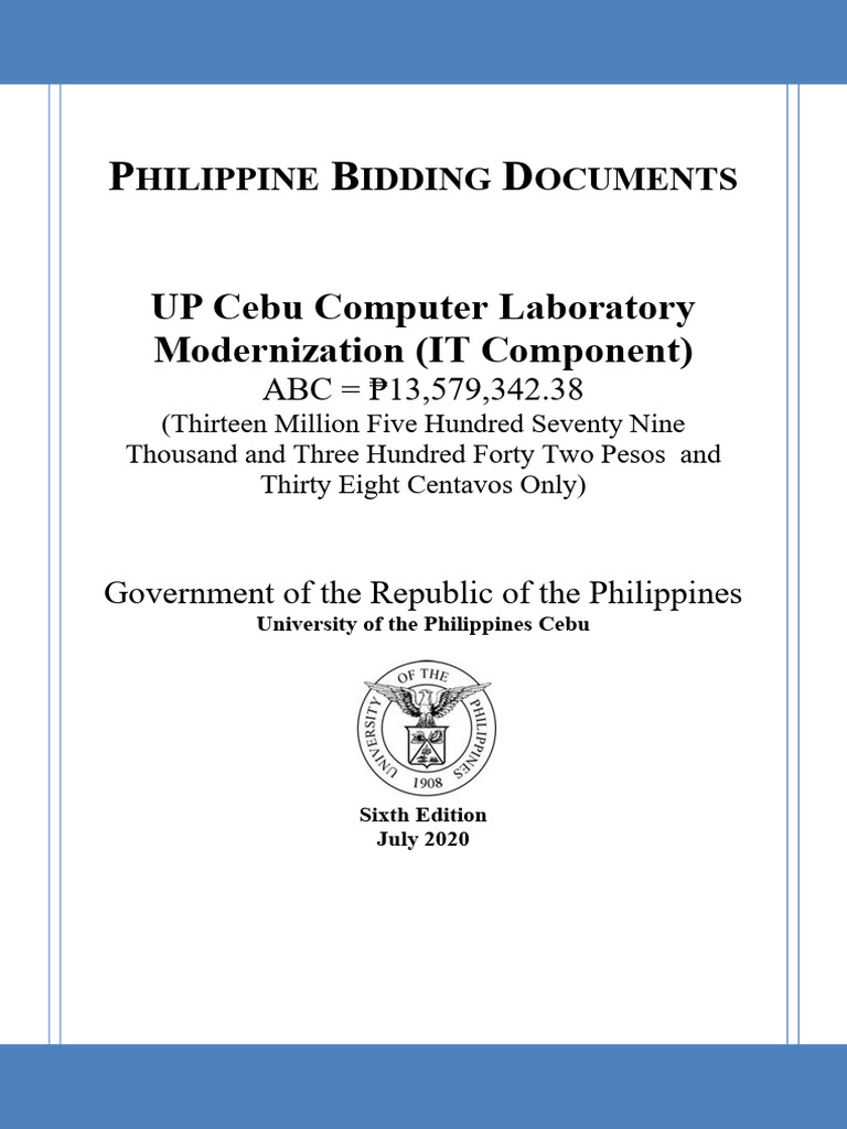 PBD UPC Comp Lab Modernization (IT Component) | PDF | Business