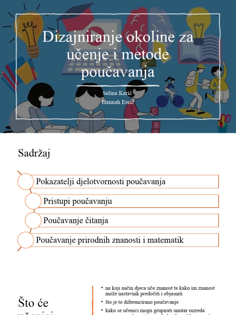 Dizajniranje Okoline Za Učenje I Metode Poučavanja 2 | PDF