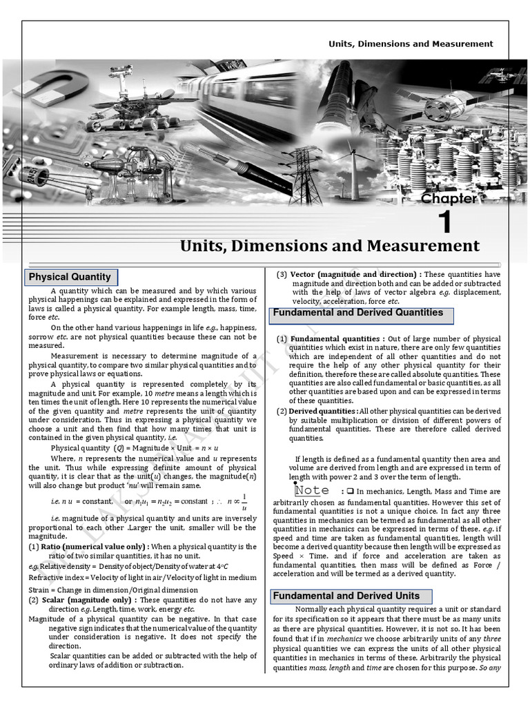 Units & Measurement | PDF | Significant Figures | Euclidean Vector