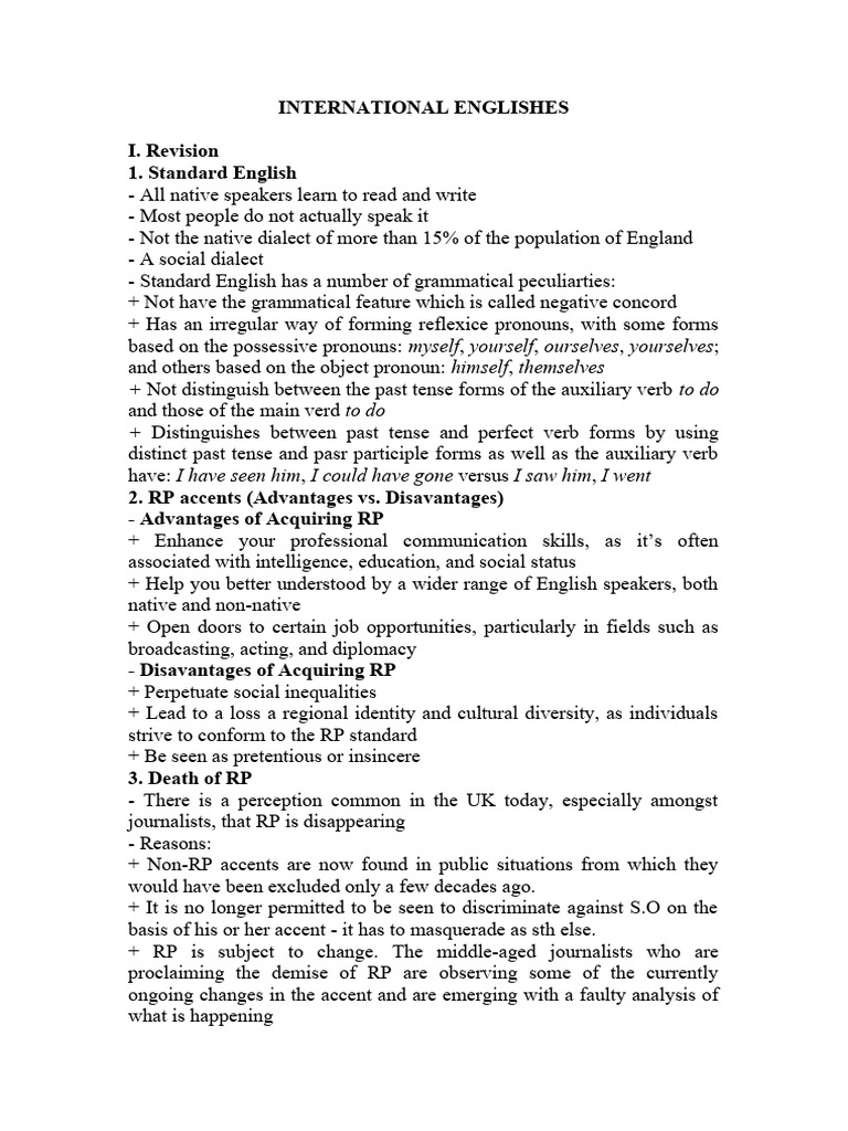 International Englishes | PDF | English Language | Human Communication