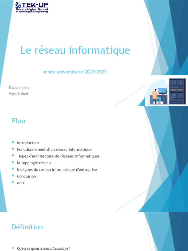Le Réseau Informatique | PDF | Réseau informatique | Informatique