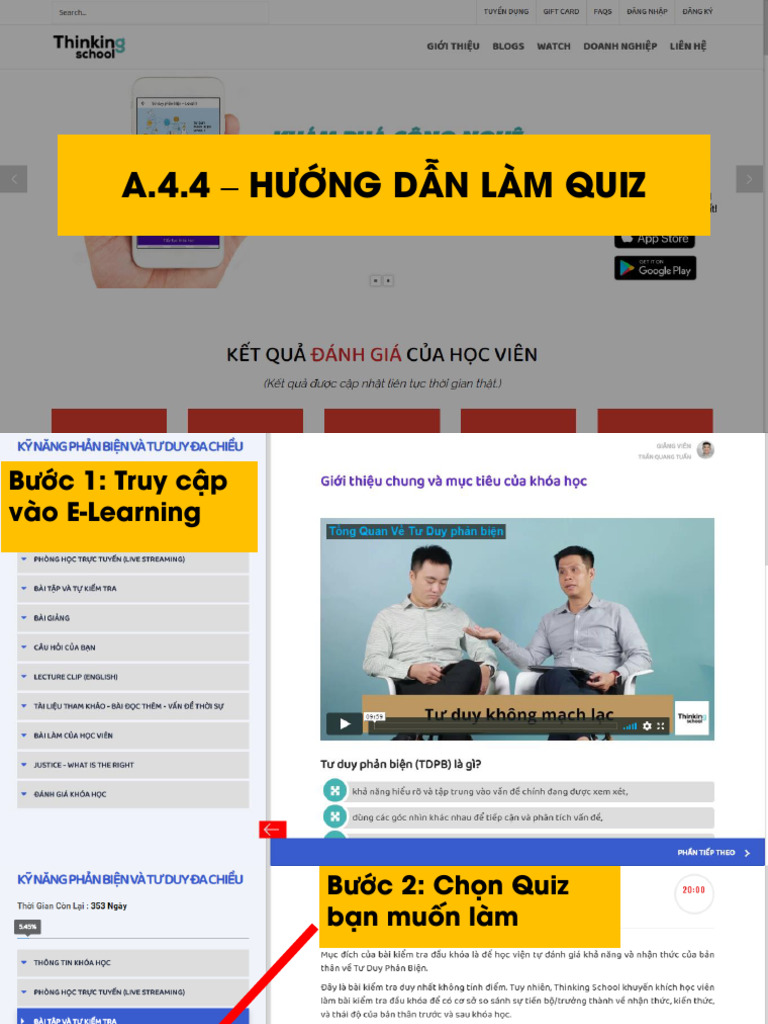 A.4.4 Huong Dan Lam Quiz | PDF