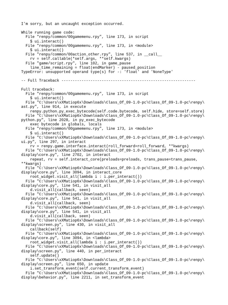 Traceback | Download Free PDF | Computing | Software Engineering