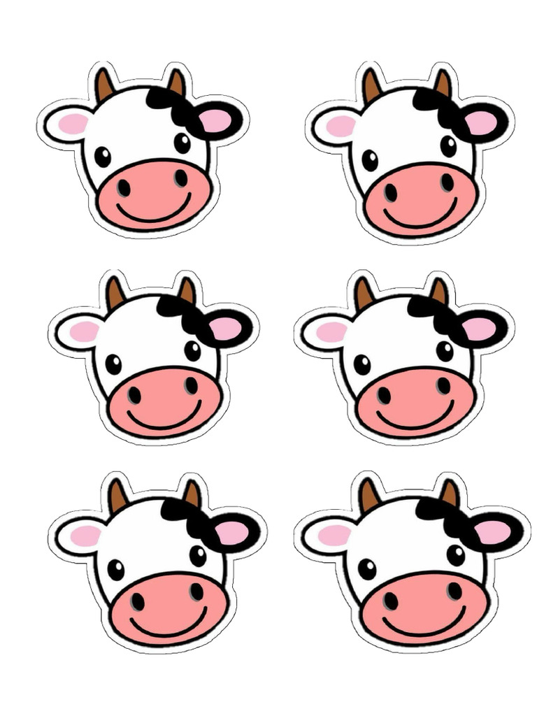 Cow Faces Print | PDF