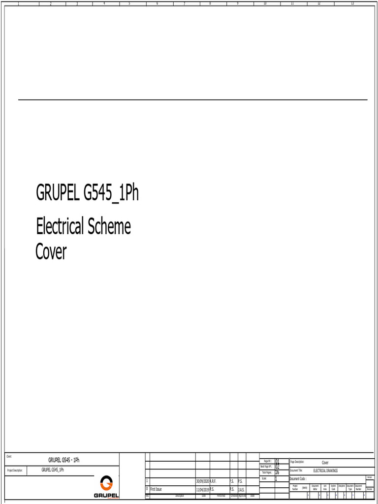 Grupel - G545 - Single Phase | PDF | Switch | Electrical Engineering