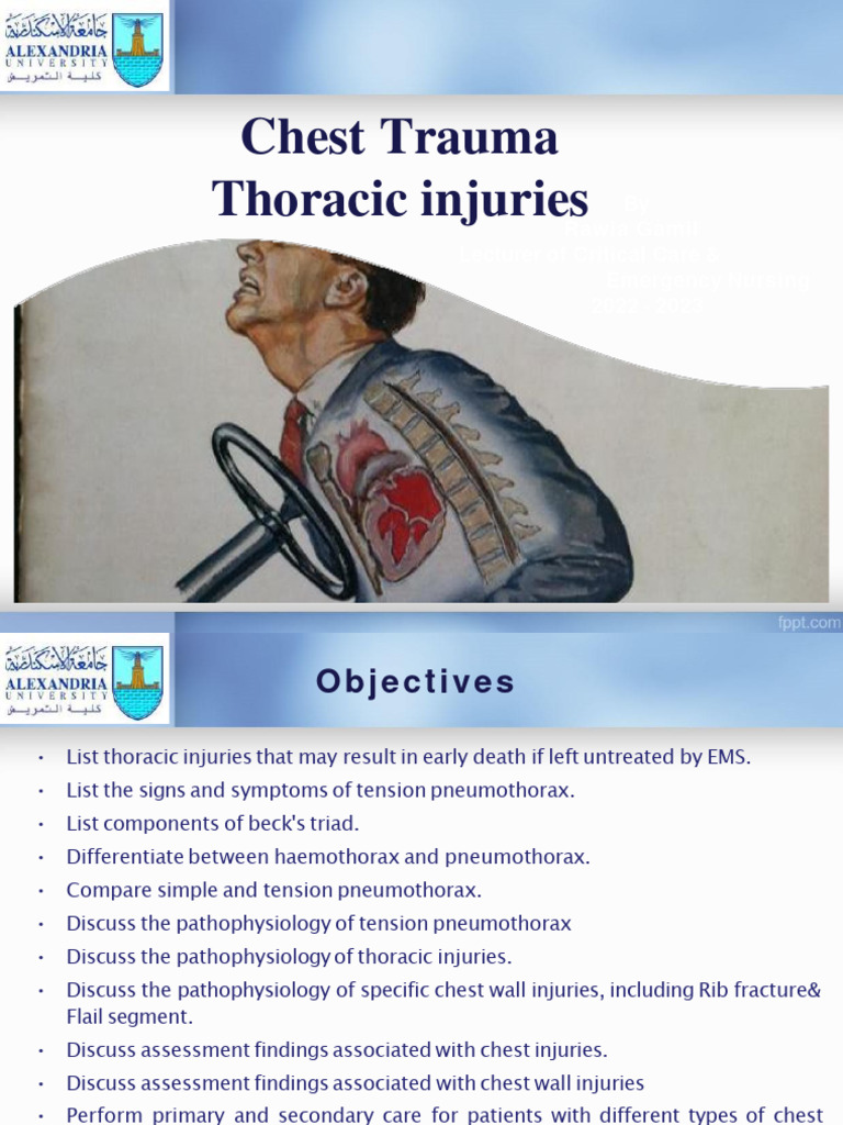 Chest Trauma 2023-2024 | PDF | Thorax | Medical Specialties