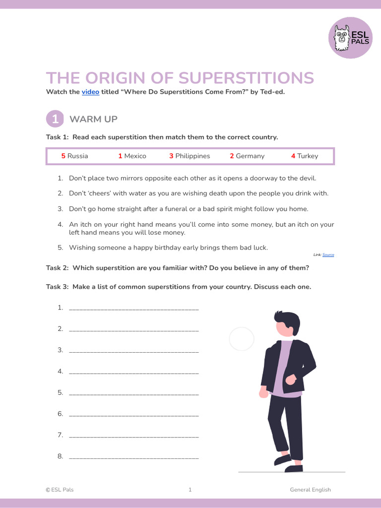 (TV) The Origin of Superstitions | PDF | Superstitions | Luck