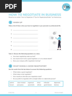Negotiation Phrases and Vocabulary in Business English | PDF ...