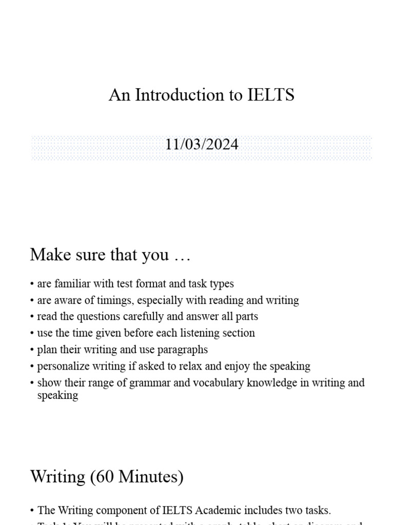 An Introduction To IELTS ST - Version | PDF | International English ...