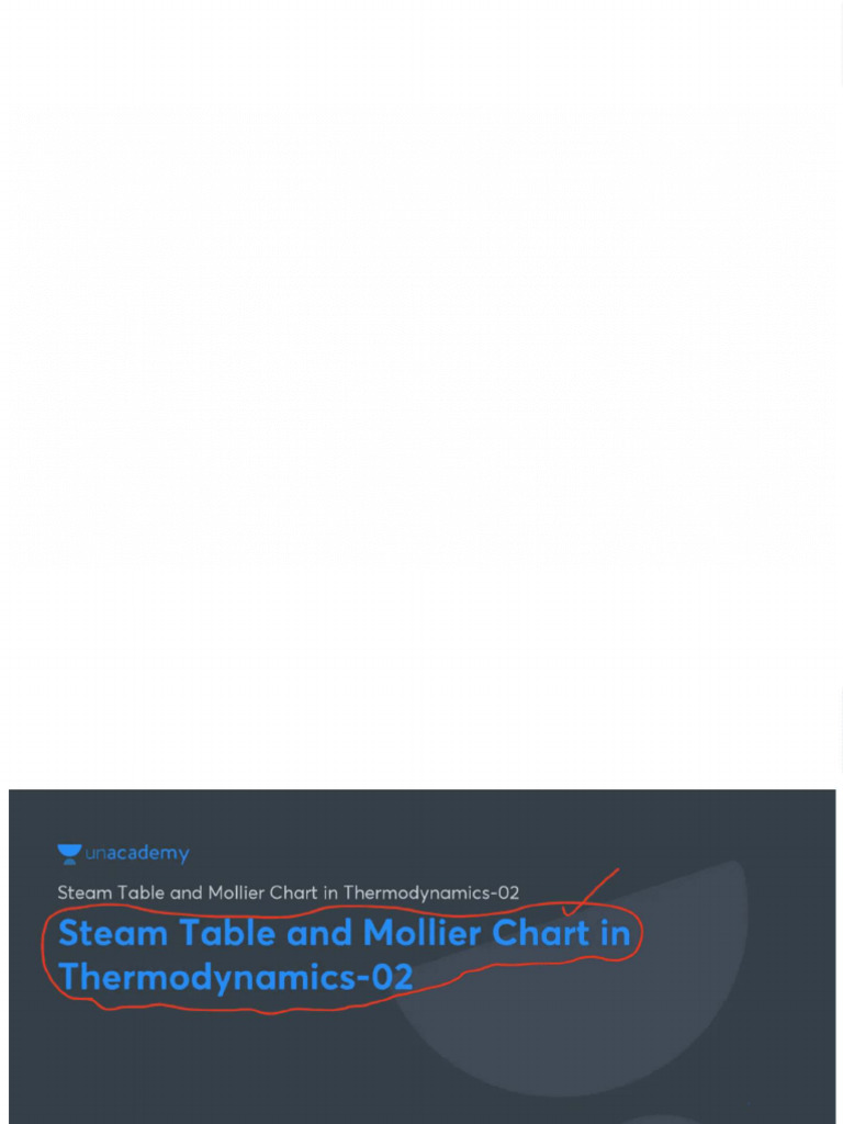 Steam Table and Mollier Chart in Thermodynamics02 With Anno | PDF