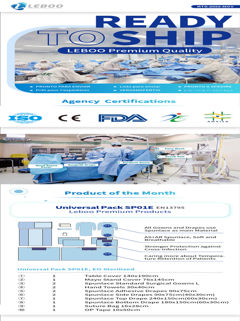 LEBOO Premium Medical Products Overview | PDF | Clothing