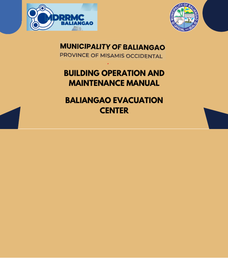 BUILDING OPERATION AND MAINTENANCE MANUAL | PDF