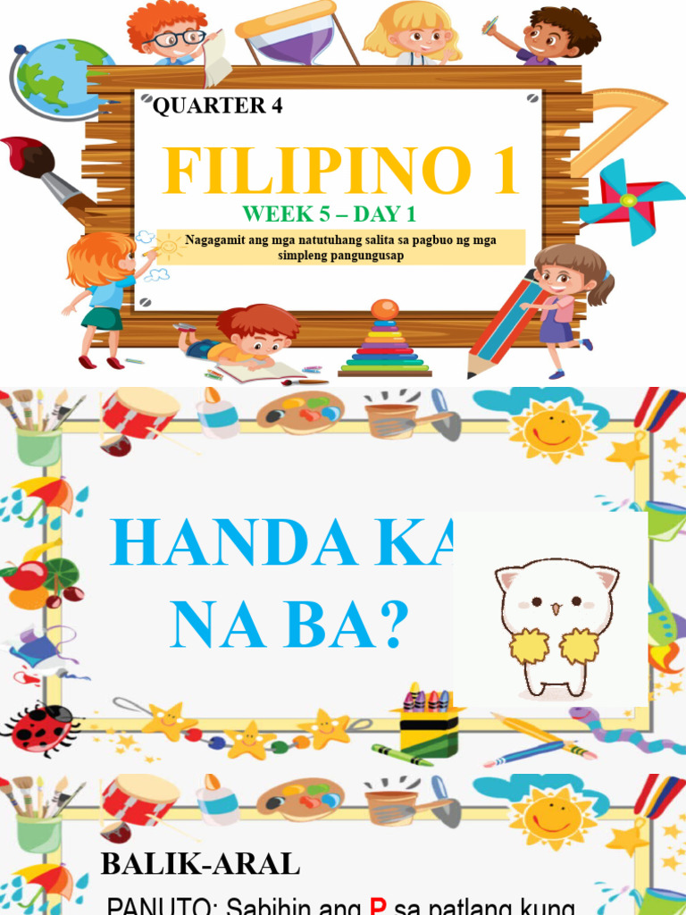 q4 Week 5 Filipino | PDF