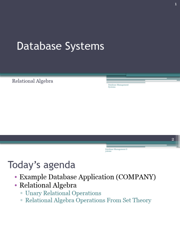 Db Lec 19 Pdf Relational Model Data Model