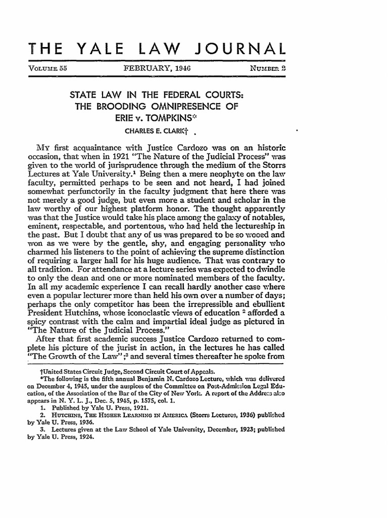 Yale Law Journal 1 | PDF | Common Law | Bankruptcy