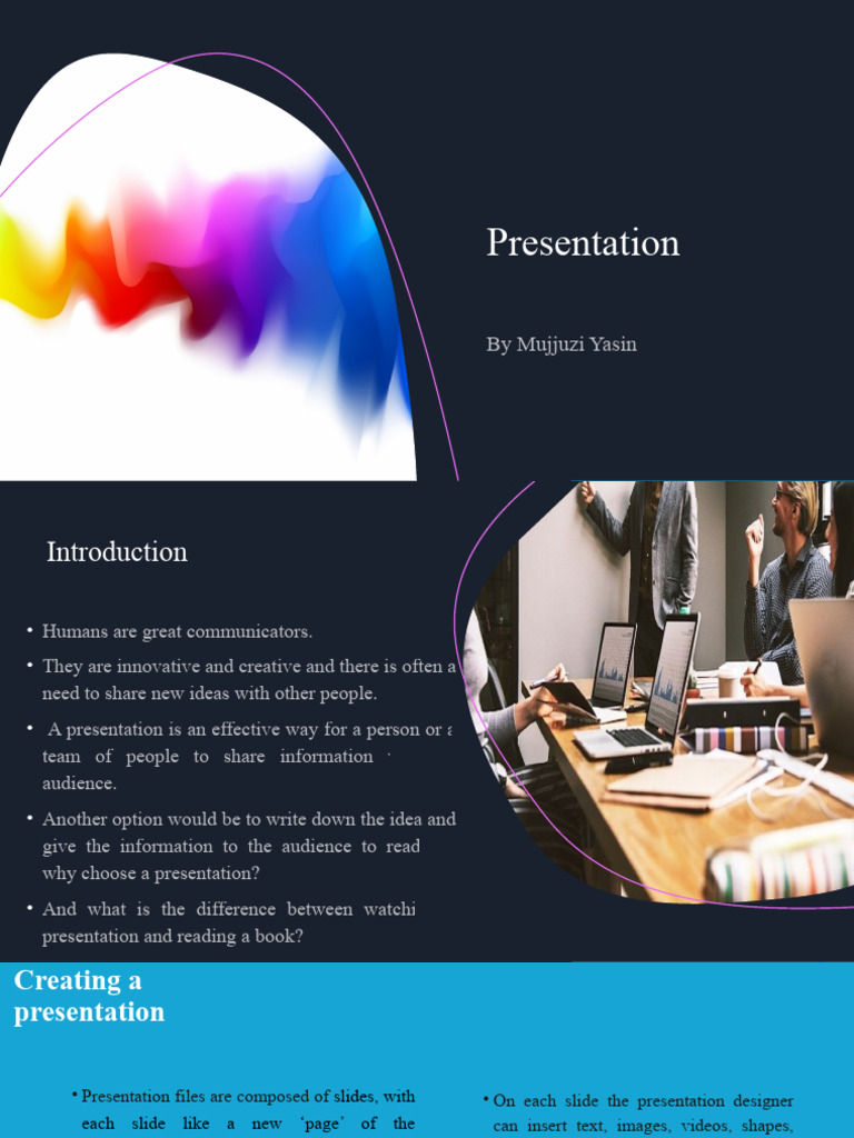 Presentation: by Mujjuzi Yasin | PDF | Page Layout | Software