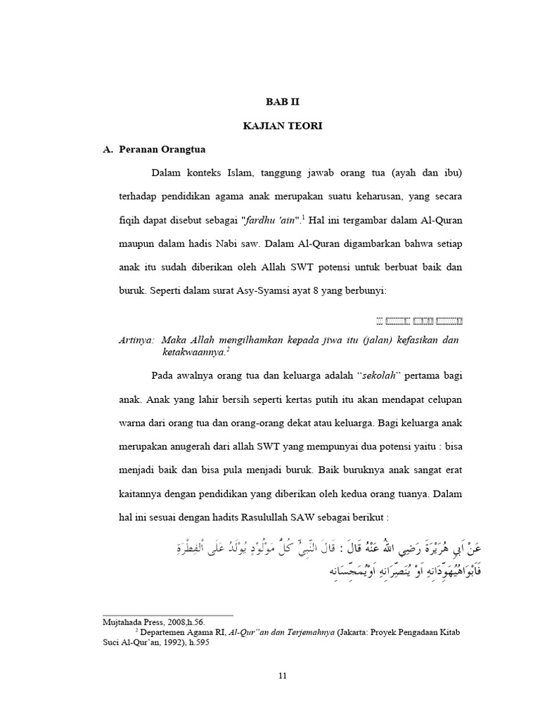 Tanggung Jawab Orang Tua Dalam Islam | PDF