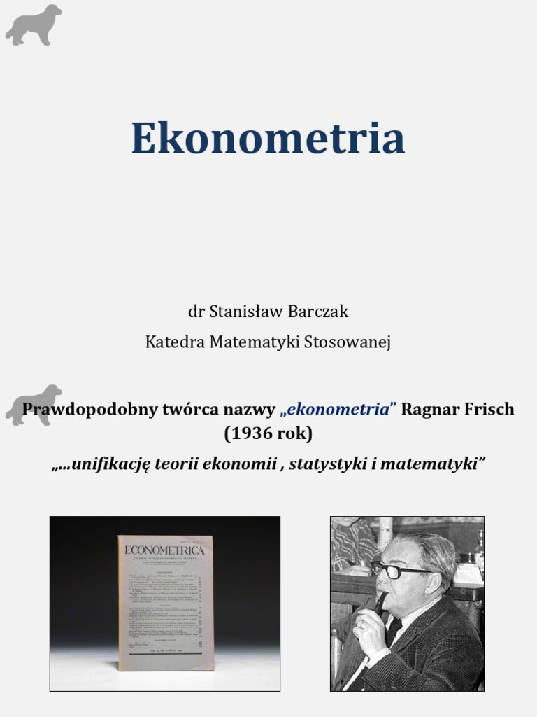 Ekonometria Scalone | PDF