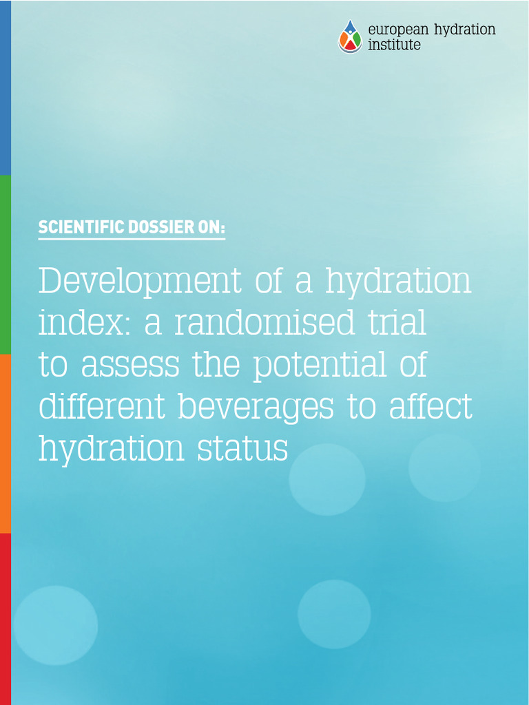 ehi-hydration-index-dossier | PDF | Water | Drink