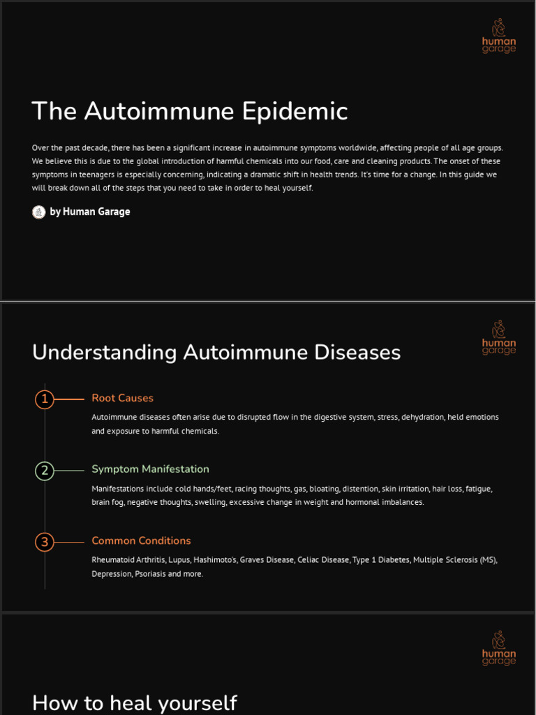 The Autoimmune Epidemic by Human Garage | PDF | Autoimmune Disease ...