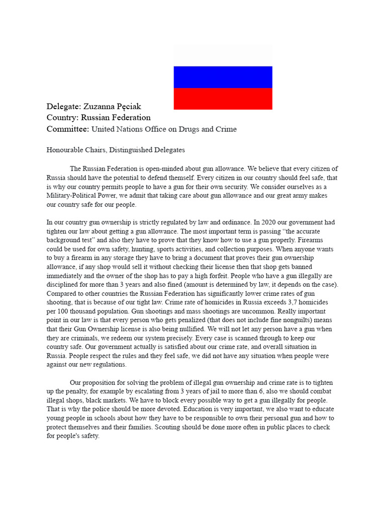 Russia's Gun Ownership Regulations Explained | PDF | Gun Violence ...