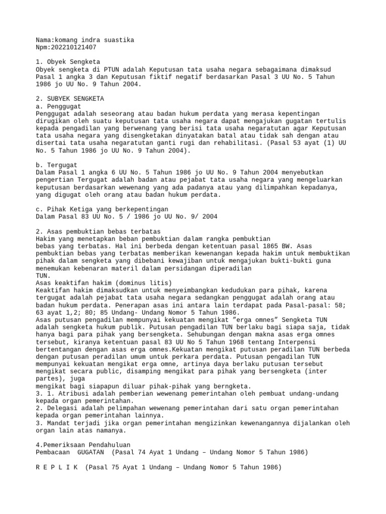 Uts, Komang Indra Suastika, 202210121407 | PDF