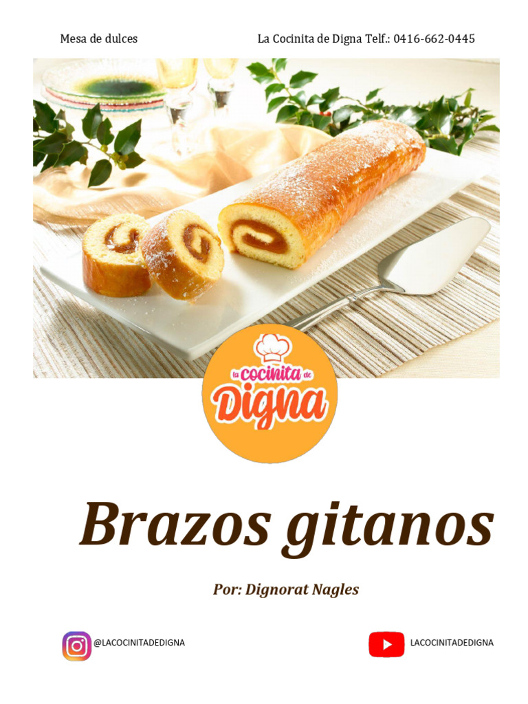 Recetas de Brazo Gitano y Dulces | PDF | Caramelo | Cocinando