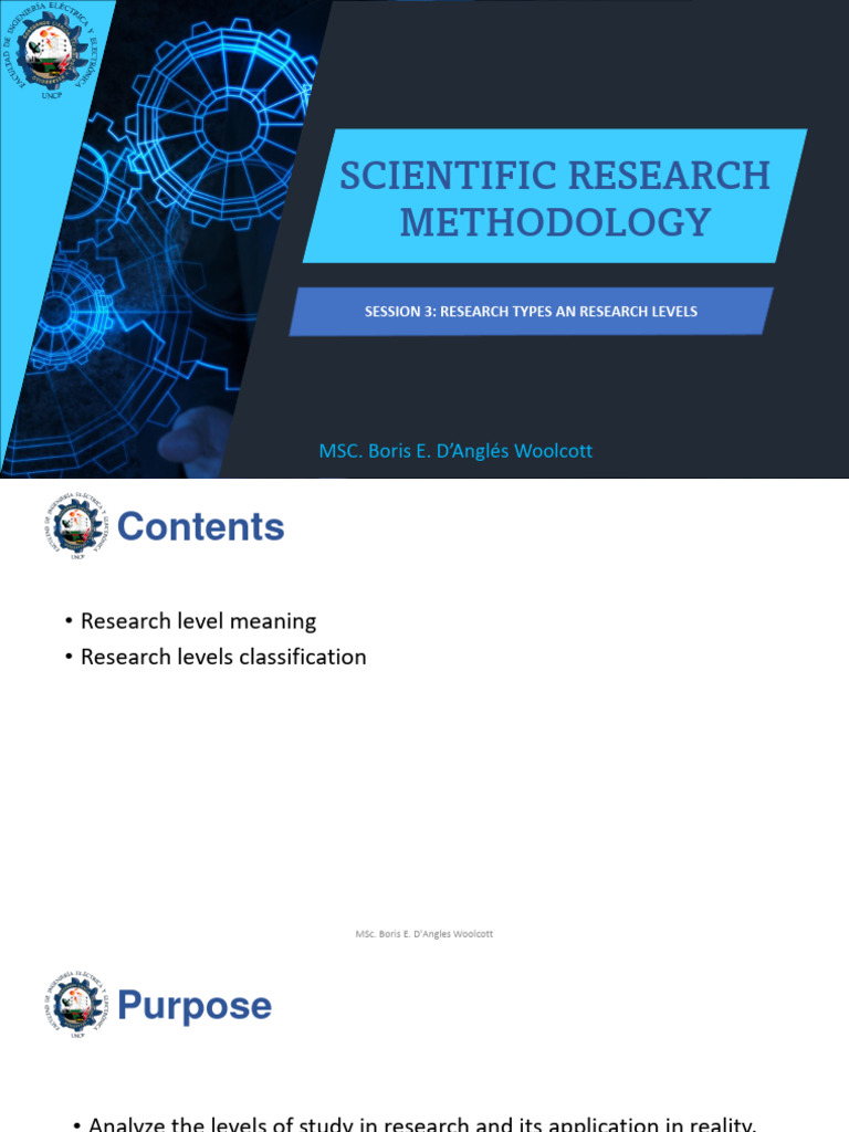 Sesion 03 Research Types and Research Levels | Download Free PDF ...