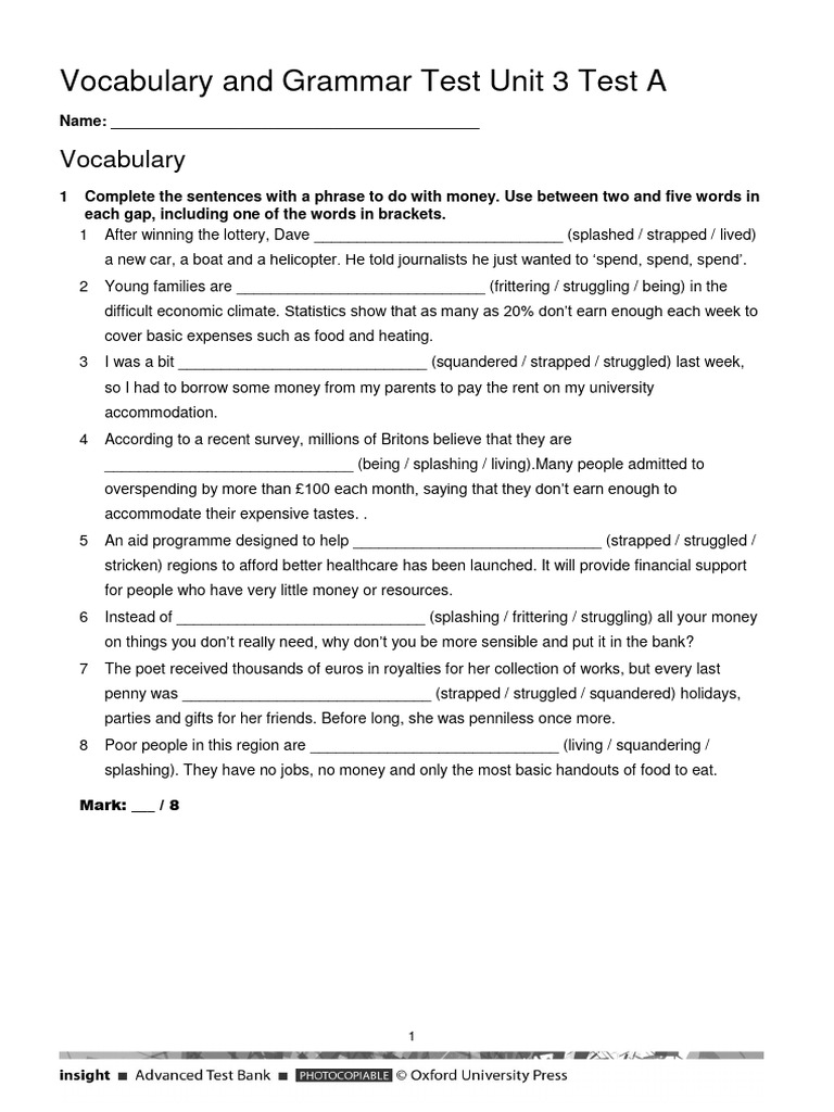 Intermediate Grammar Quiz: Present Tense | PDF | Economies | Macroeconomics
